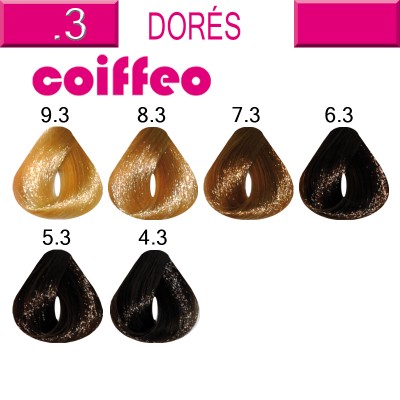 Coiffeo боя за коса 100 мл N 8.3 златно светло русо