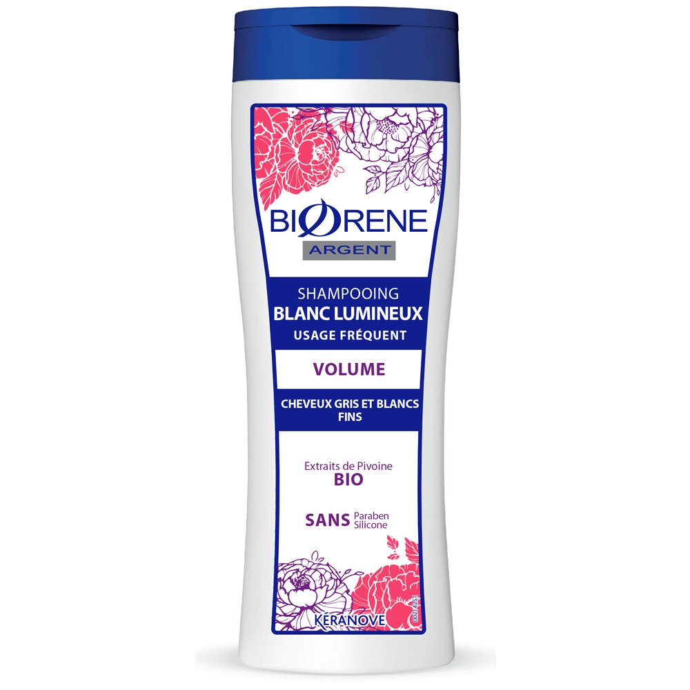 Bioren Ултравиолетов шампоан за фина бяла коса 250 мл